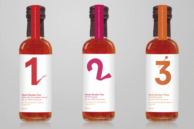 Hinds Chilli Sauce packaging design - Archive - mark-making*